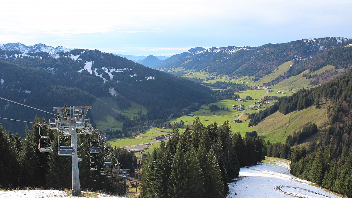 Balderschwang / Kreuzle - Blick nach Westen - Foto-Webcam.eu