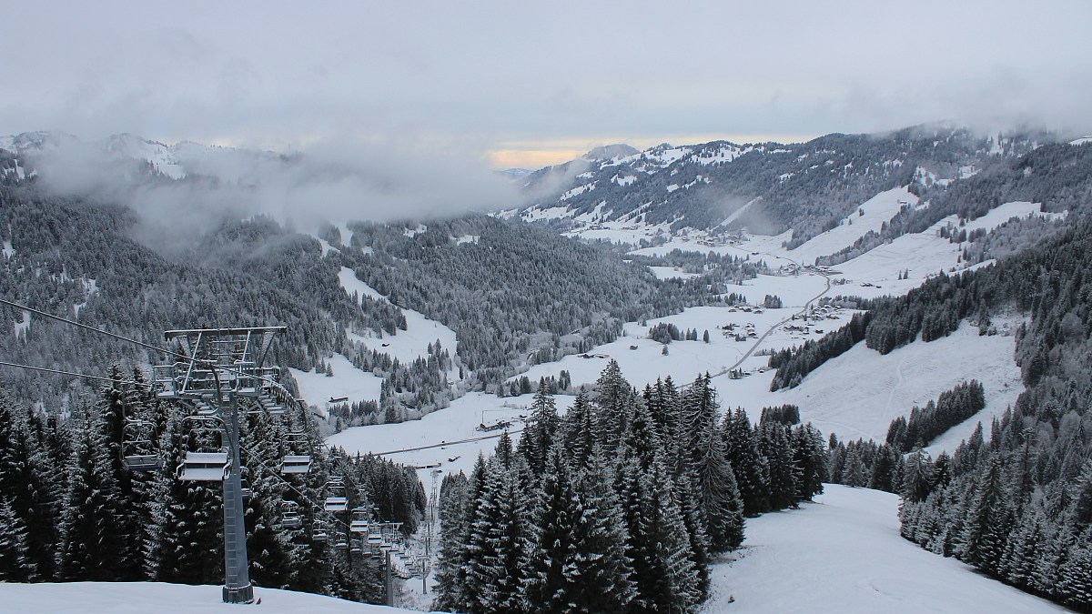 Balderschwang / Kreuzle - Blick nach Westen - Foto-Webcam.eu