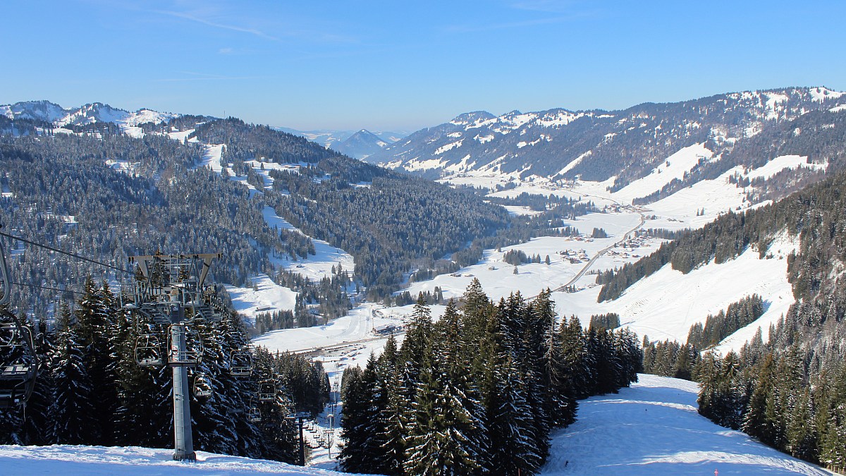 Balderschwang / Kreuzle - Blick nach Westen - Foto-Webcam.eu