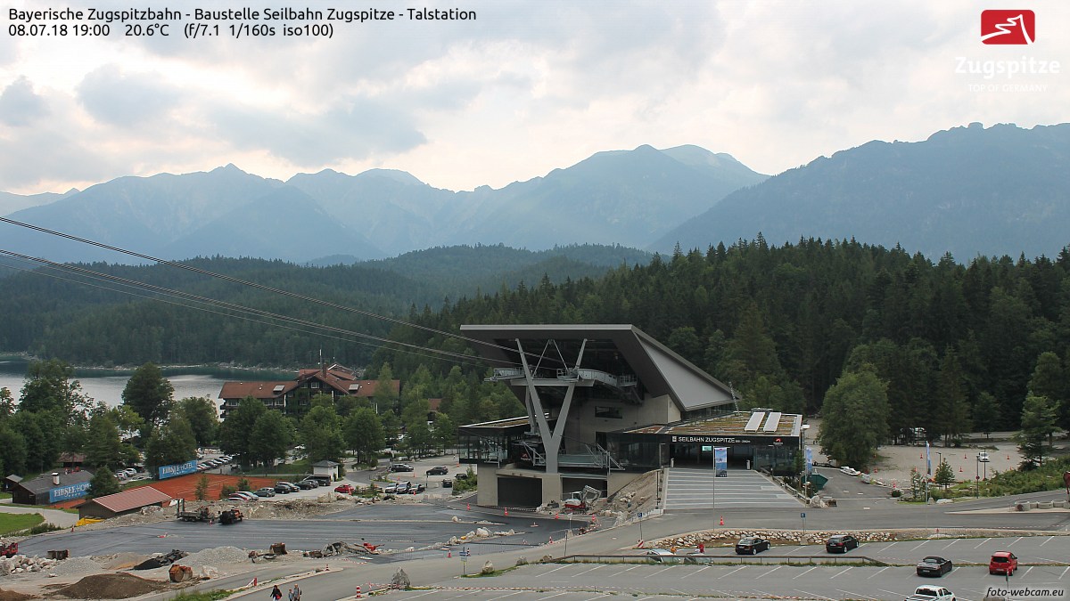 Station Eibsee - 1008m - Seil-, Bergbahn