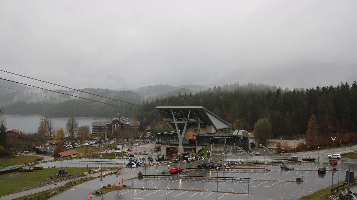 Bayerische Zugspitzbahn - Seilbahn Zugspitze - Talstation - Foto-Webcam.eu