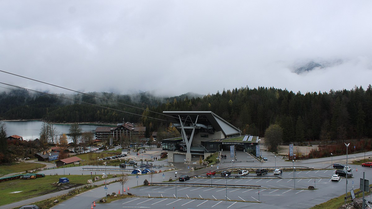 Bayerische Zugspitzbahn - Seilbahn Zugspitze - Talstation - Foto-Webcam.eu