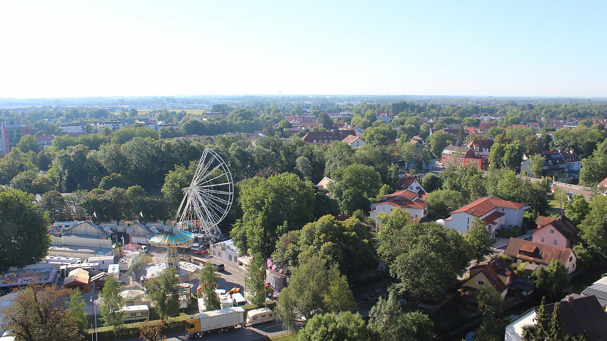 Rathaus Dachau - Blick nach Südosten - Foto-Webcam.eu