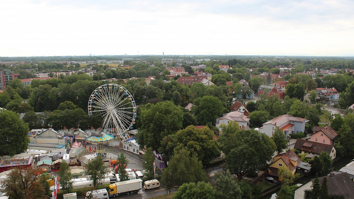 Rathaus Dachau - Blick nach Südosten - Foto-Webcam.eu