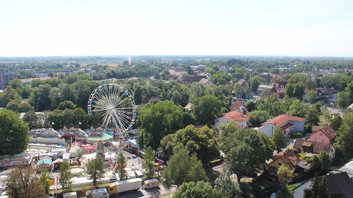Rathaus Dachau - Blick nach Südosten - Foto-Webcam.eu