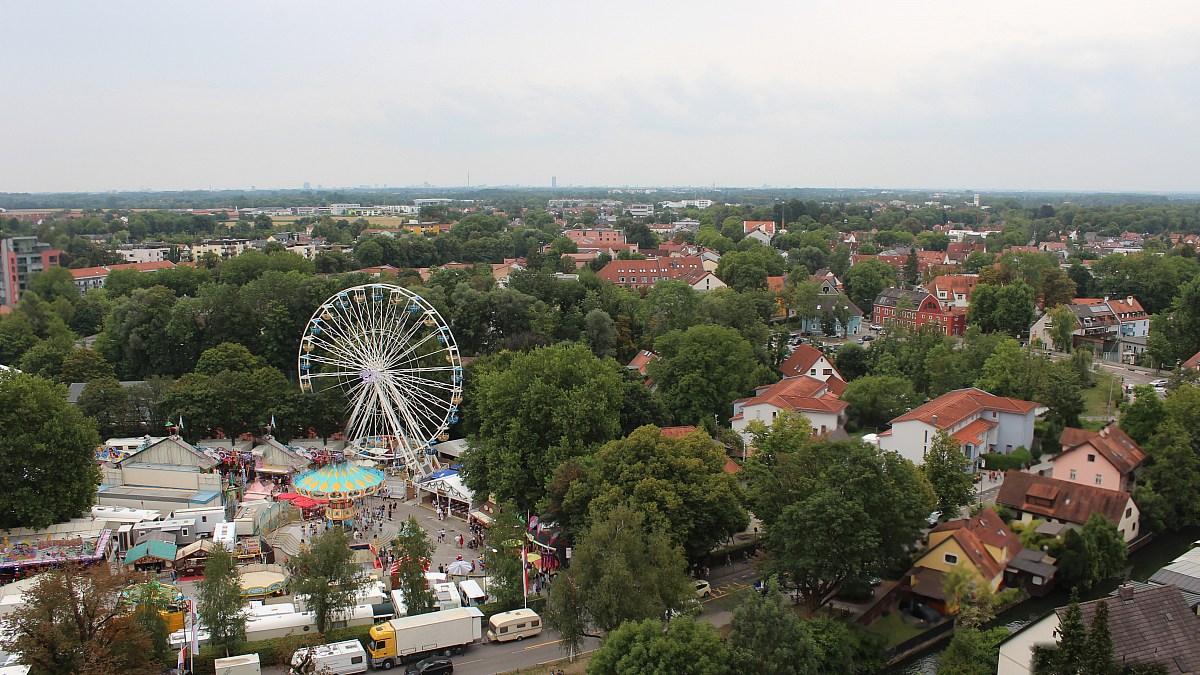 Rathaus Dachau - Blick nach Südosten - Foto-Webcam.eu