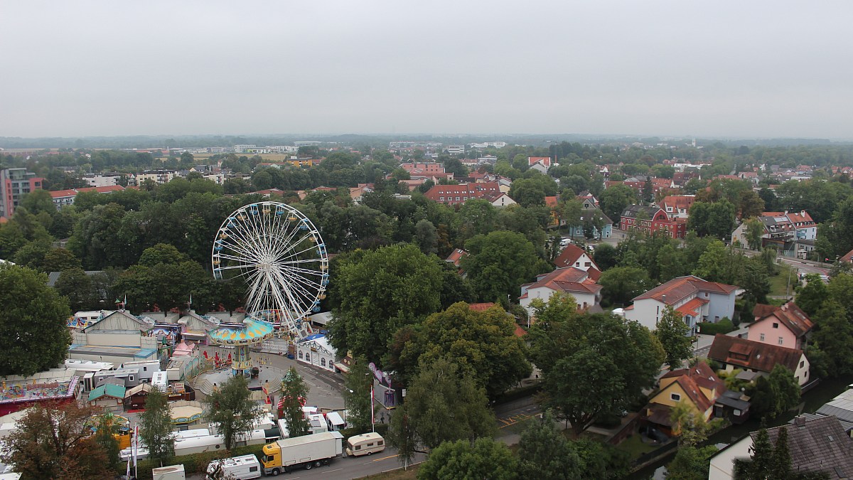 Rathaus Dachau - Blick nach Südosten - Foto-Webcam.eu
