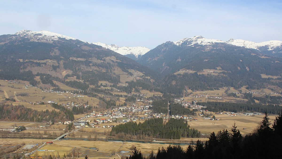 Dellach im Drautal - Blick nach Norden - Foto-Webcam.eu