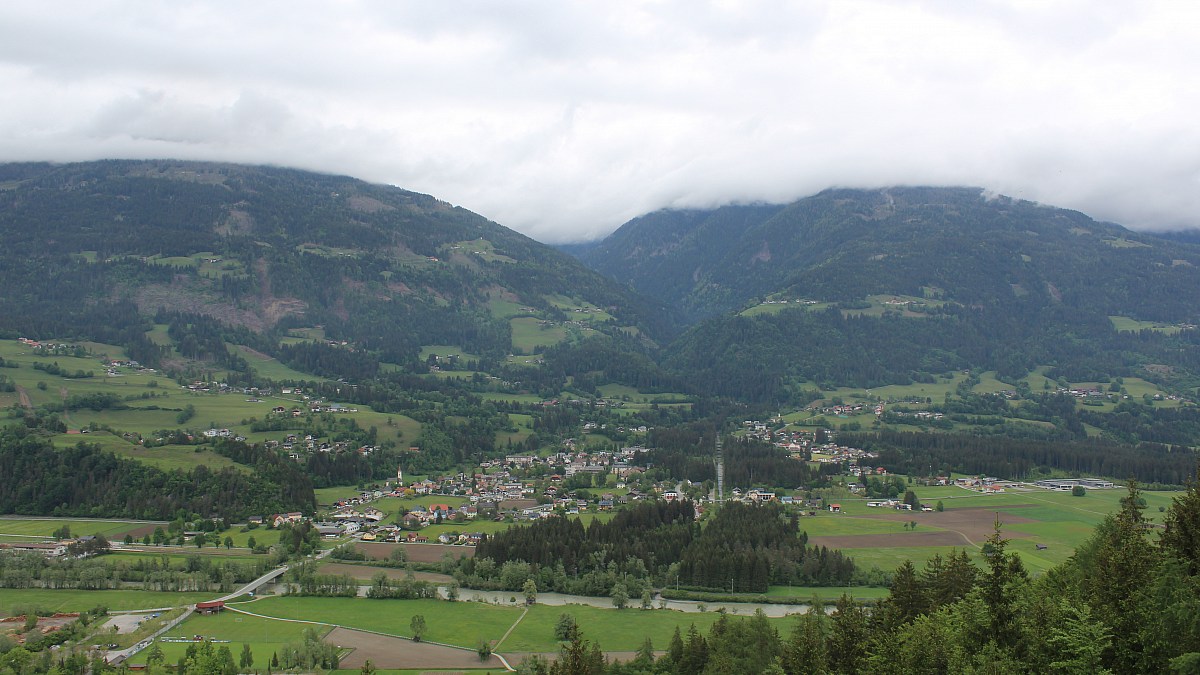 Dellach im Drautal - Blick nach Norden - Foto-Webcam.eu