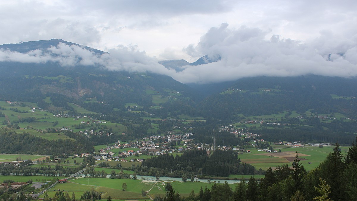 Dellach im Drautal - Blick nach Norden - Foto-Webcam.eu