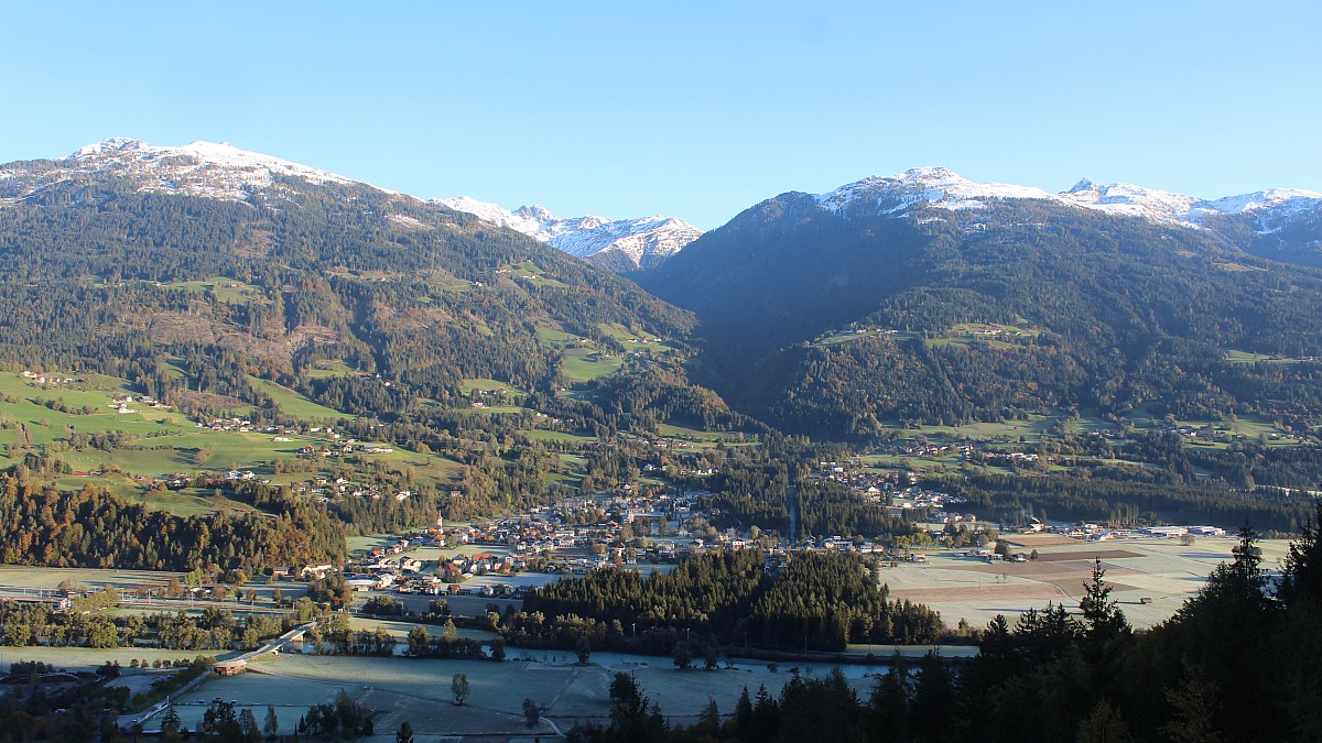 Dellach im Drautal - Blick nach Norden - Foto-Webcam.eu