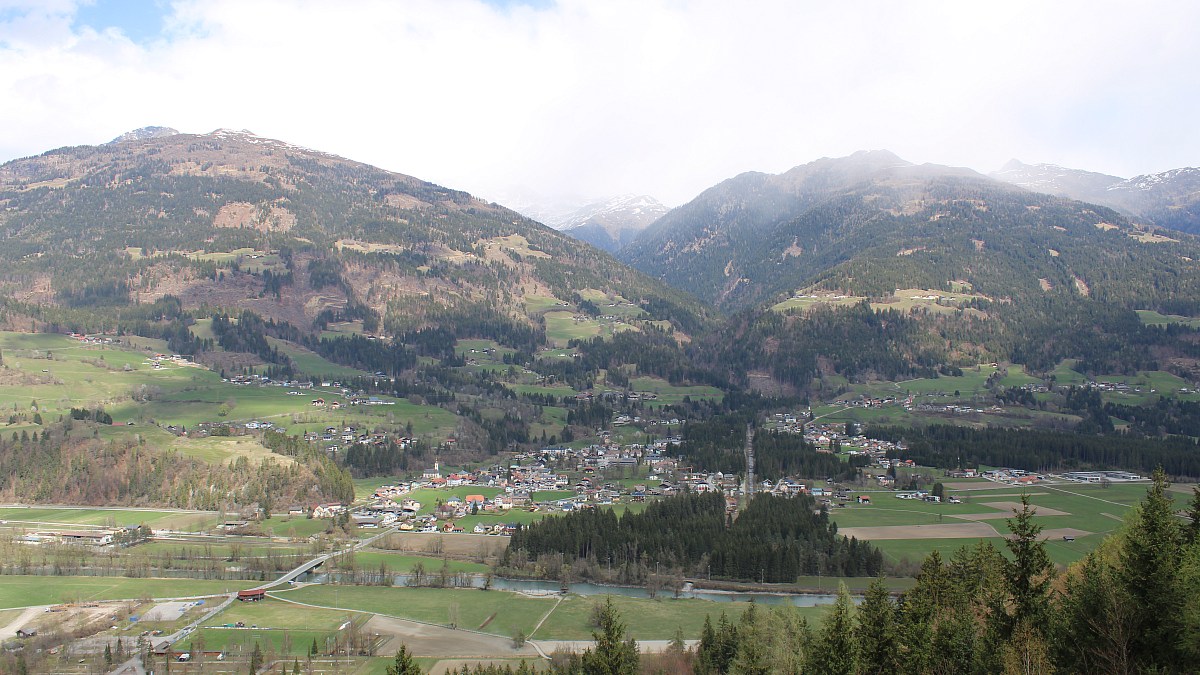 Dellach im Drautal - Blick nach Norden - Foto-Webcam.eu