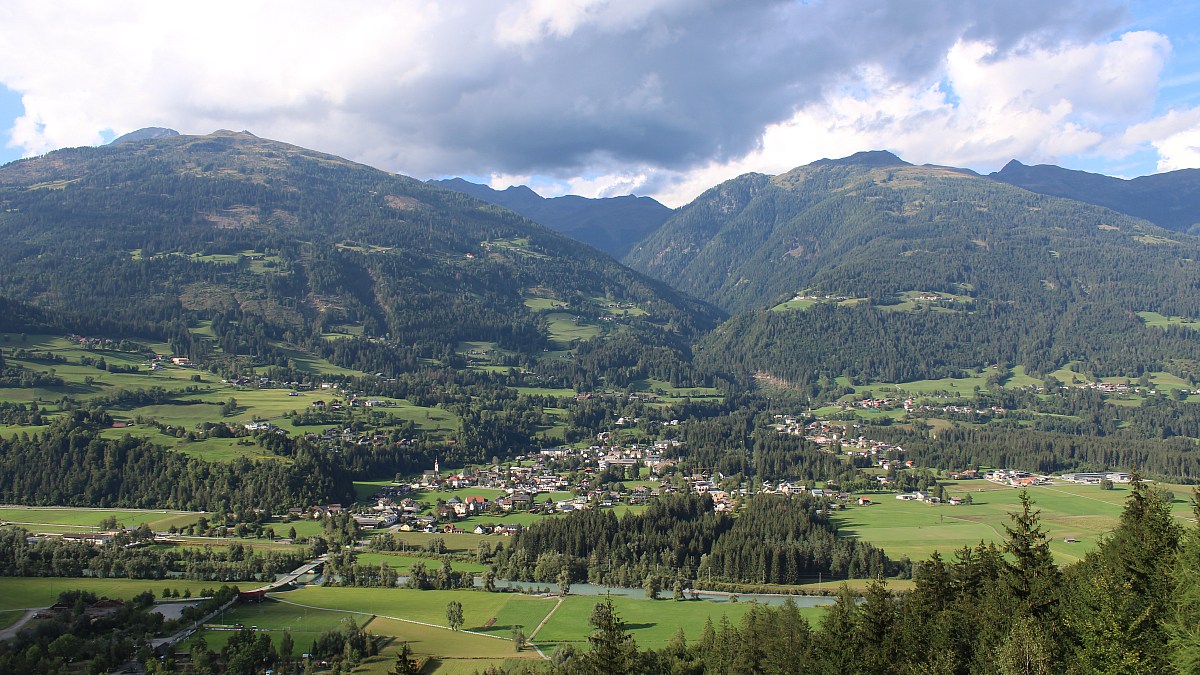 Dellach im Drautal - Blick nach Norden - Foto-Webcam.eu