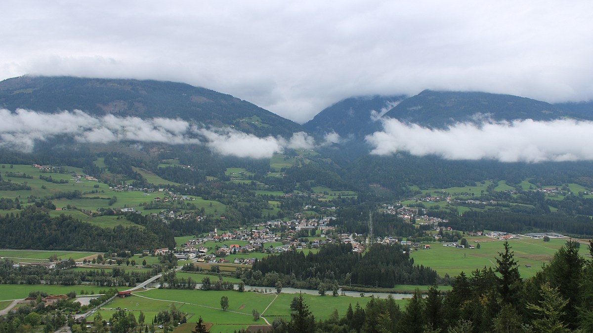 Dellach im Drautal - Blick nach Norden - Foto-Webcam.eu