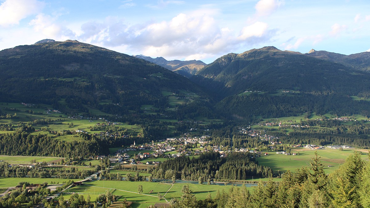 Dellach im Drautal - Blick nach Norden - Foto-Webcam.eu