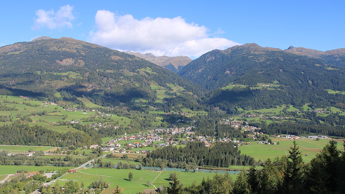 Dellach im Drautal - Blick nach Norden - Foto-Webcam.eu