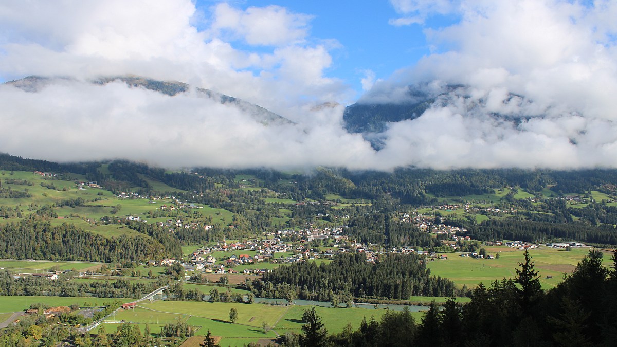 Dellach im Drautal - Blick nach Norden - Foto-Webcam.eu