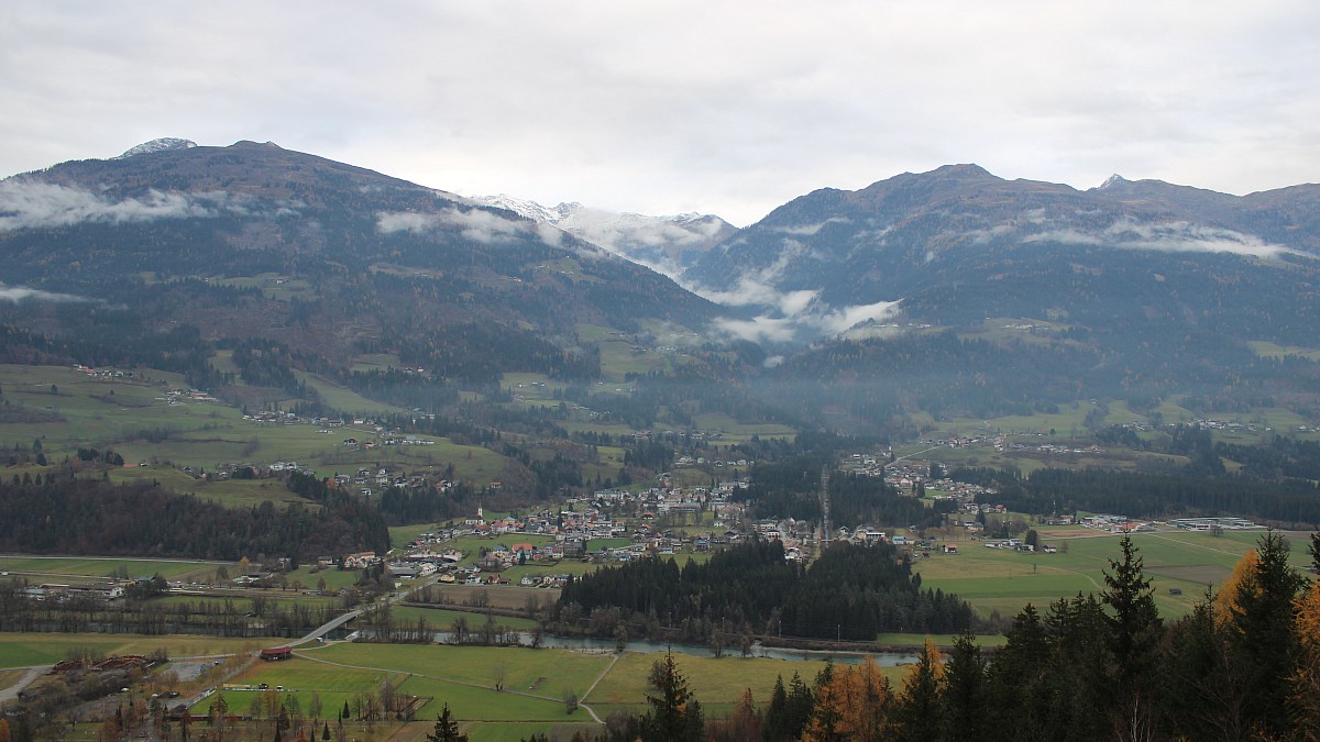 Dellach im Drautal - Blick nach Norden - Foto-Webcam.eu