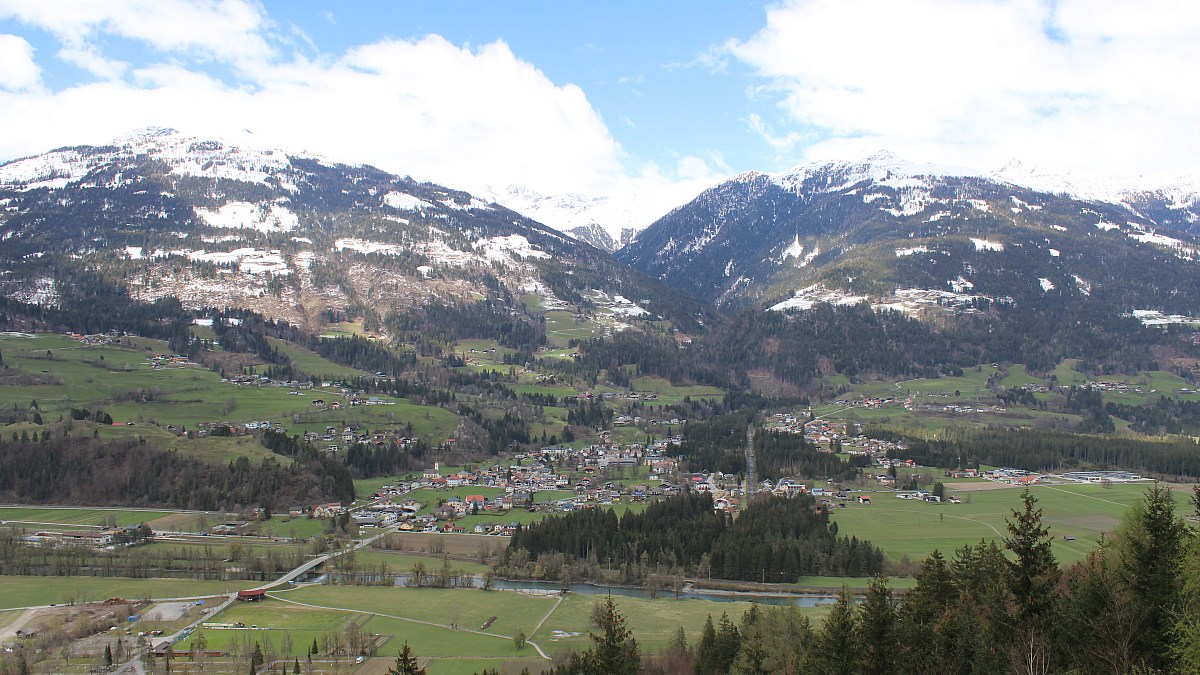 Dellach im Drautal - Blick nach Norden - Foto-Webcam.eu