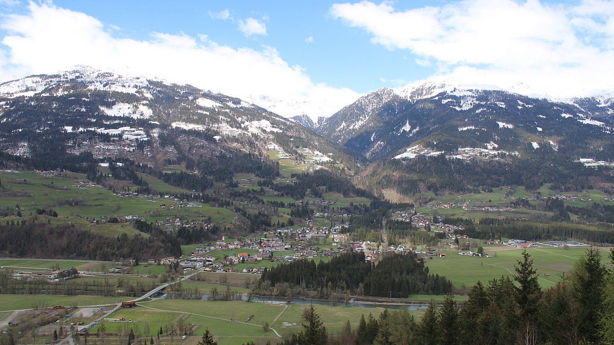 Dellach im Drautal - Blick nach Norden - Foto-Webcam.eu