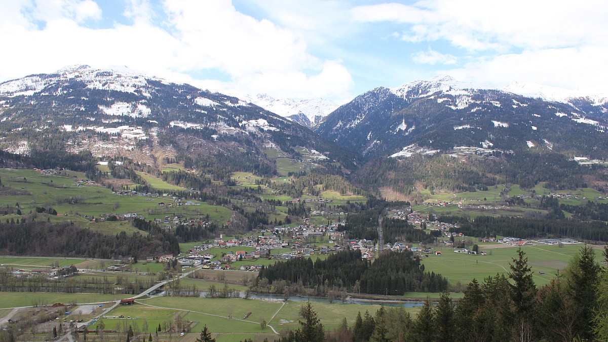 Dellach im Drautal - Blick nach Norden - Foto-Webcam.eu