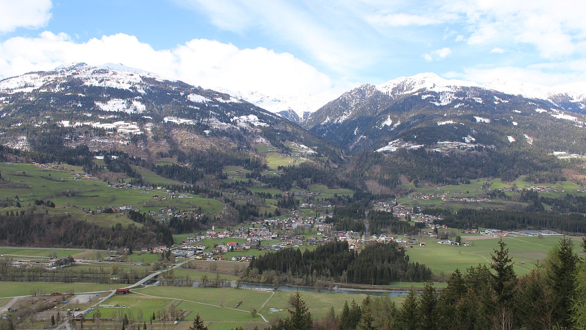 Dellach im Drautal - Blick nach Norden - Foto-Webcam.eu