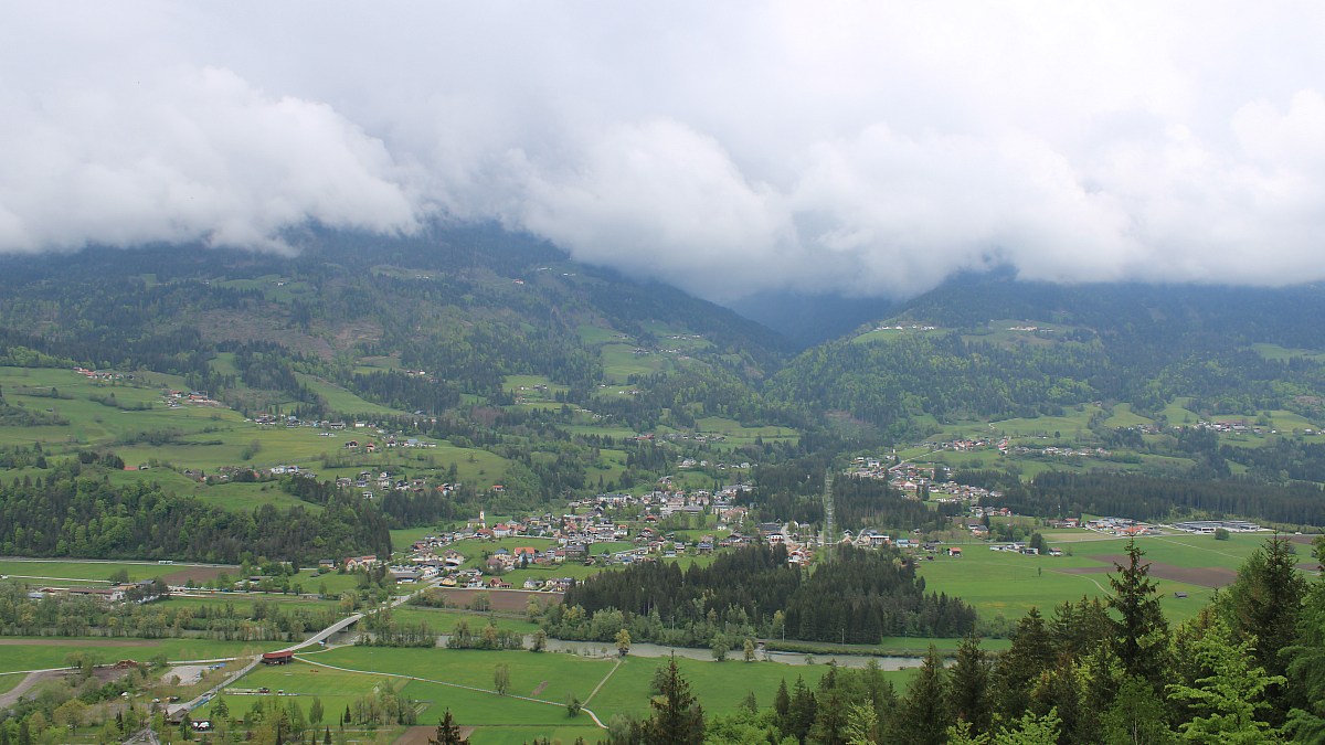 Dellach im Drautal - Blick nach Norden - Foto-Webcam.eu