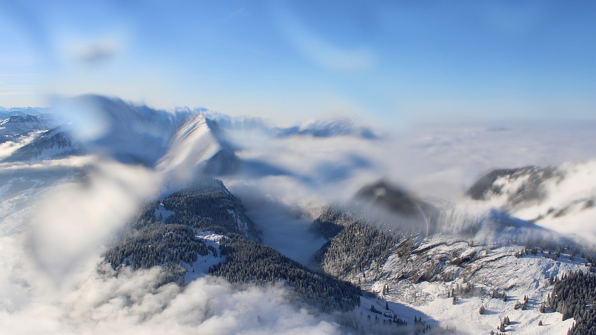 Schoppernau / Diedamskopf - Blick nach Westen - Foto-Webcam.eu