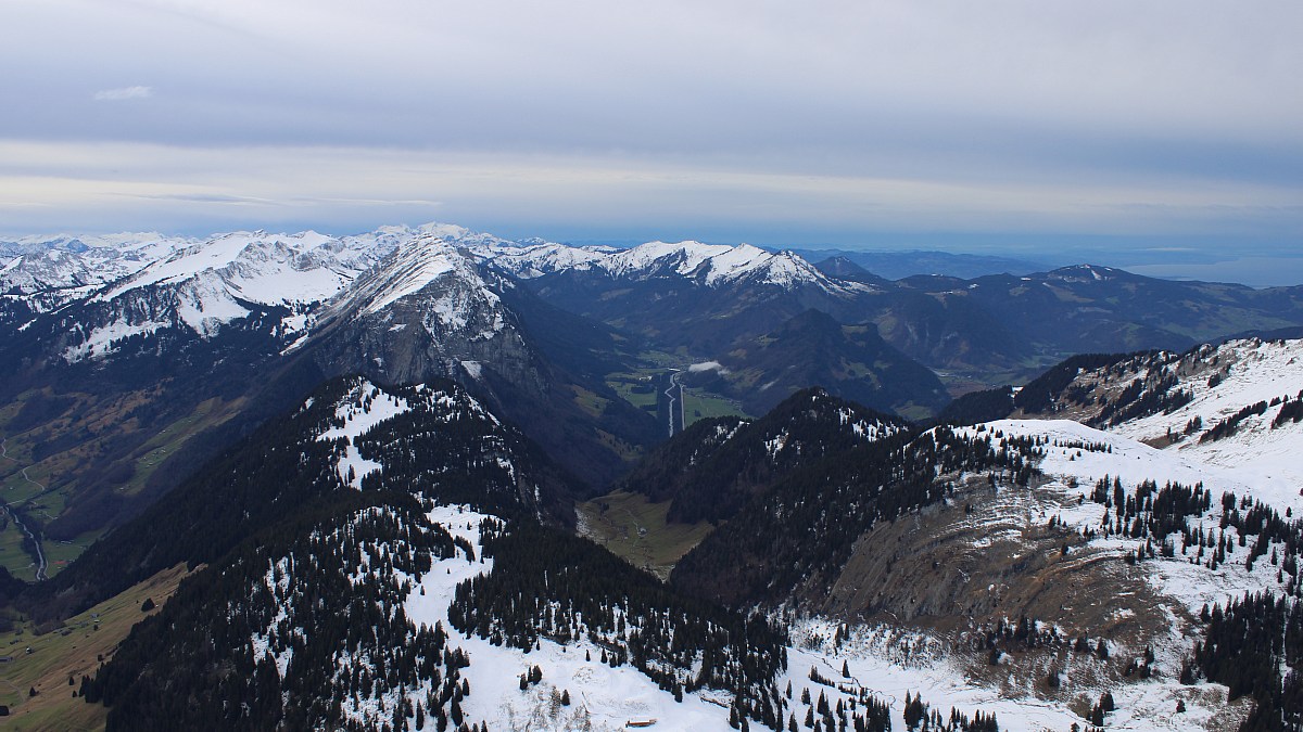 Schoppernau / Diedamskopf - Blick nach Westen - Foto-Webcam.eu