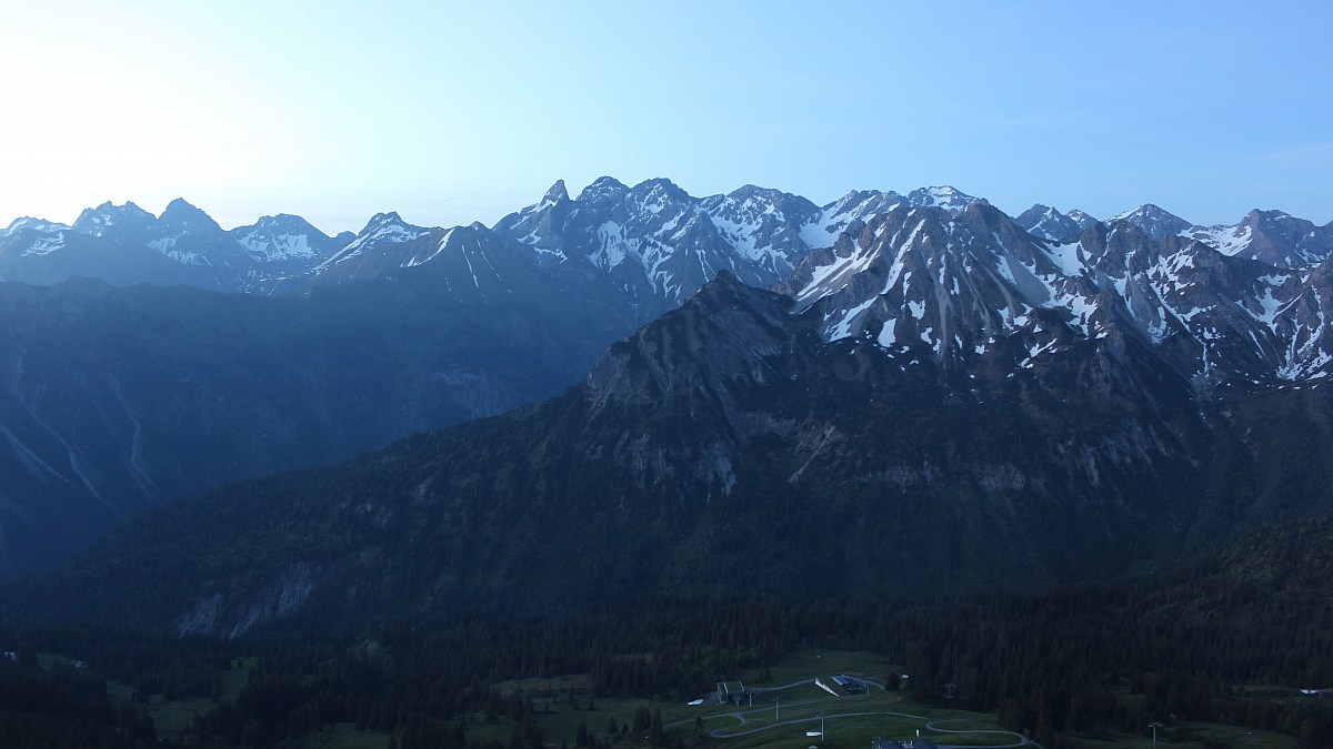 Fellhornbahn Gipfelstation - Oberstdorf - Blick nach Südosten - Foto ...