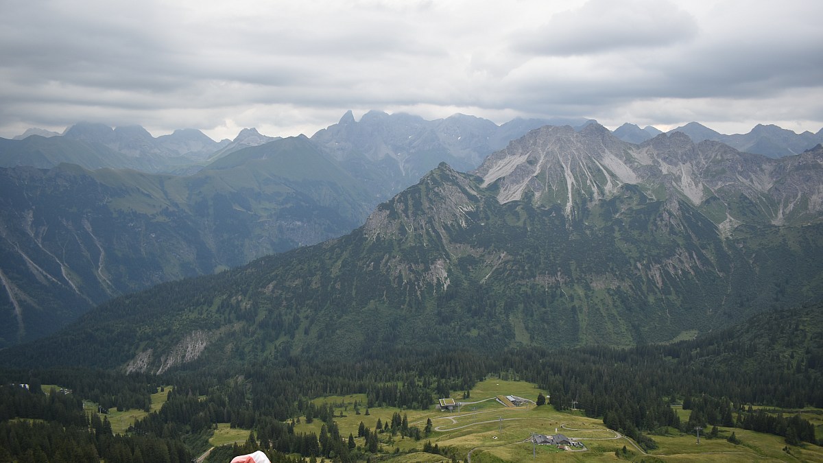 Fellhornbahn Gipfelstation - Oberstdorf - Blick nach Südosten - Foto ...