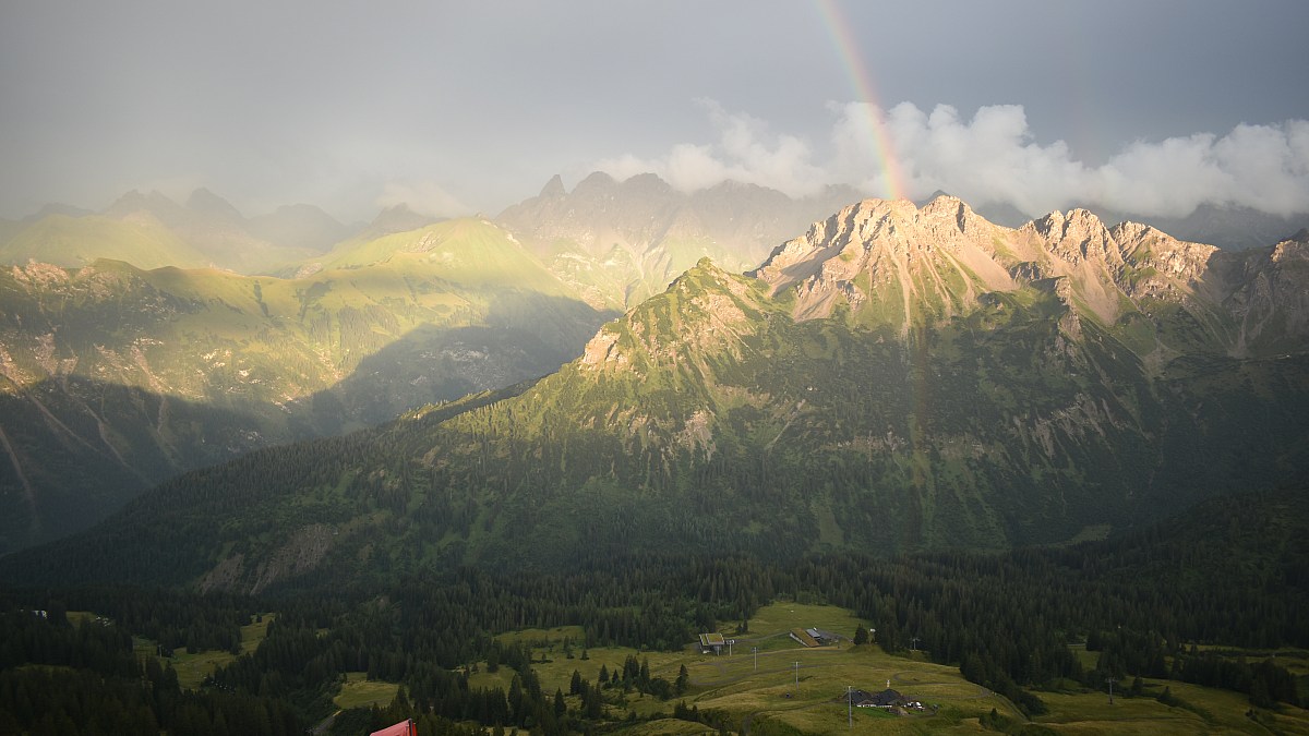 Fellhornbahn Gipfelstation - Oberstdorf - Blick nach Südosten - Foto ...