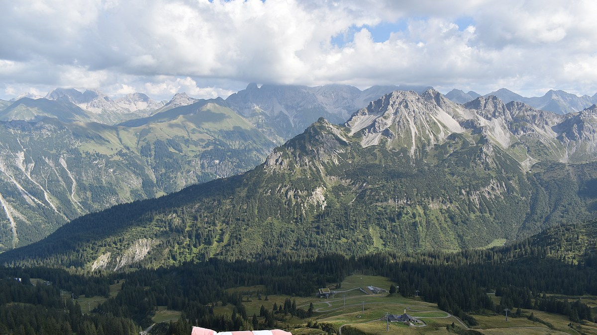 Fellhornbahn Gipfelstation - Oberstdorf - Blick nach Südosten - Foto ...