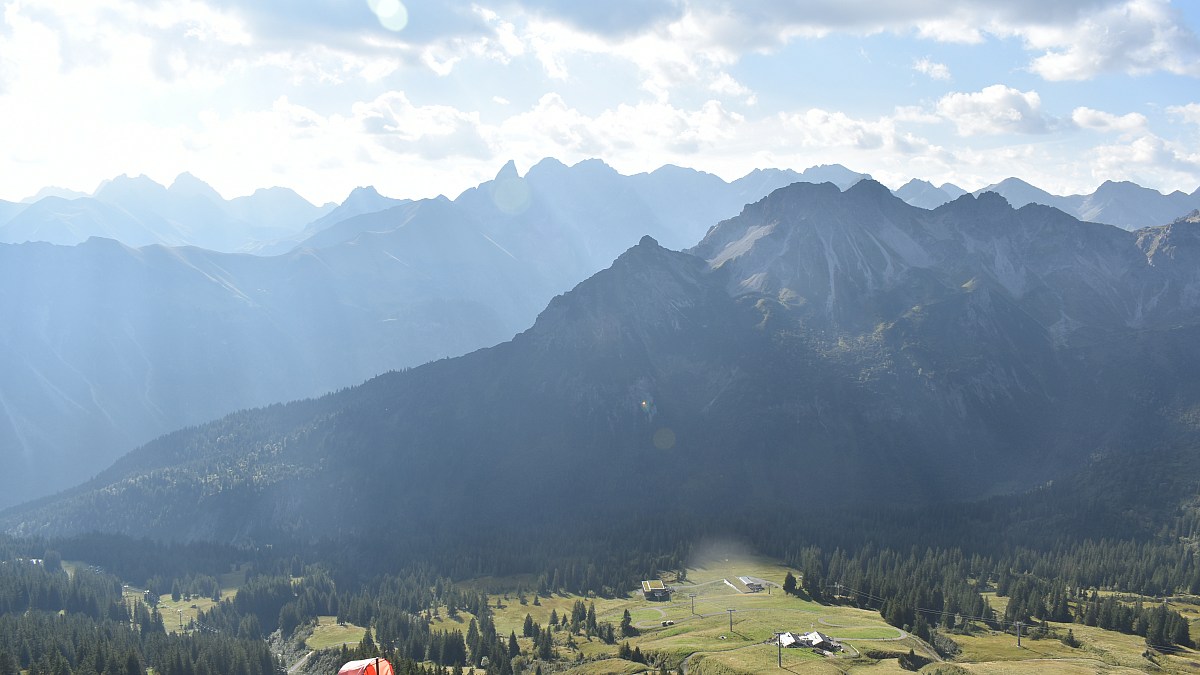 Fellhornbahn Gipfelstation - Oberstdorf - Blick nach Südosten - Foto ...