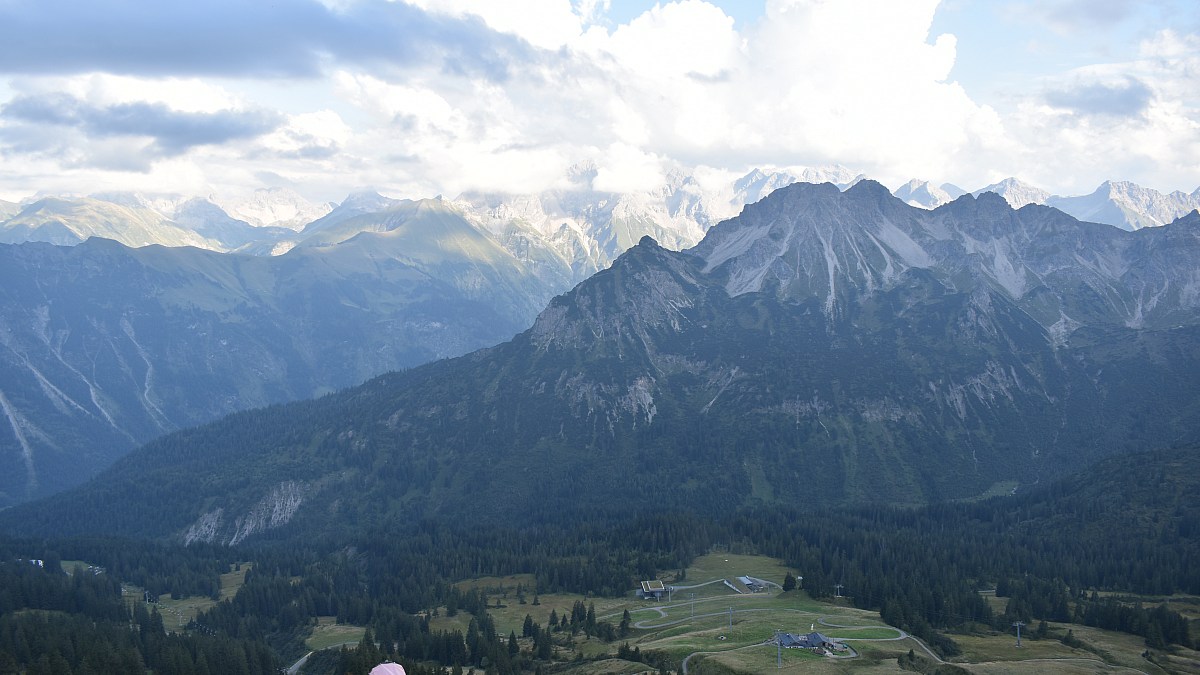 Fellhornbahn Gipfelstation - Oberstdorf - Blick nach Südosten - Foto ...