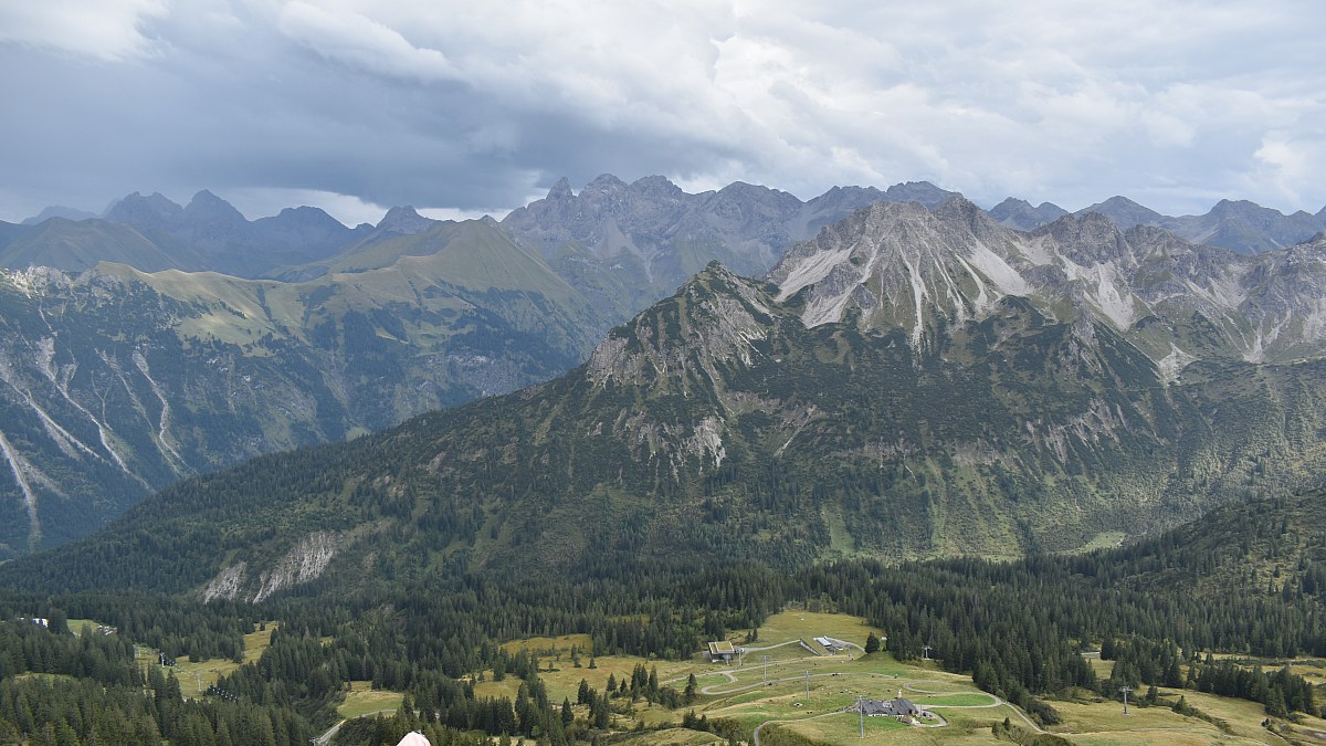 Fellhornbahn Gipfelstation - Oberstdorf - Blick nach Südosten - Foto ...