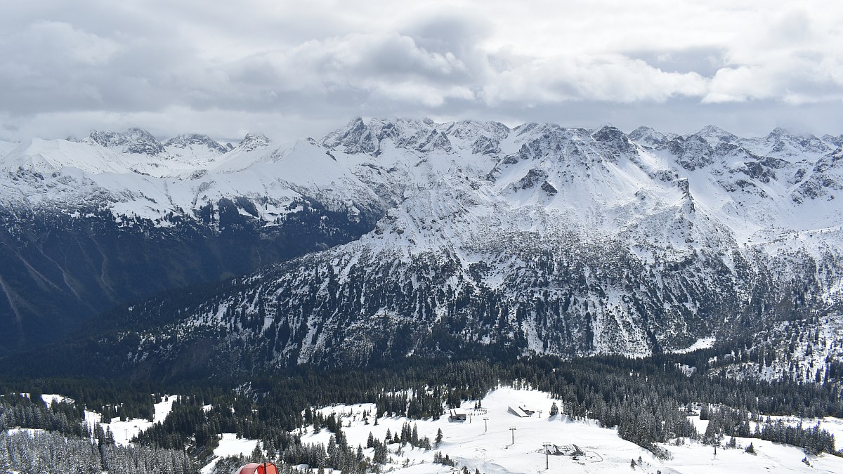 Fellhornbahn Gipfelstation - Oberstdorf - Blick nach Südosten - Foto ...