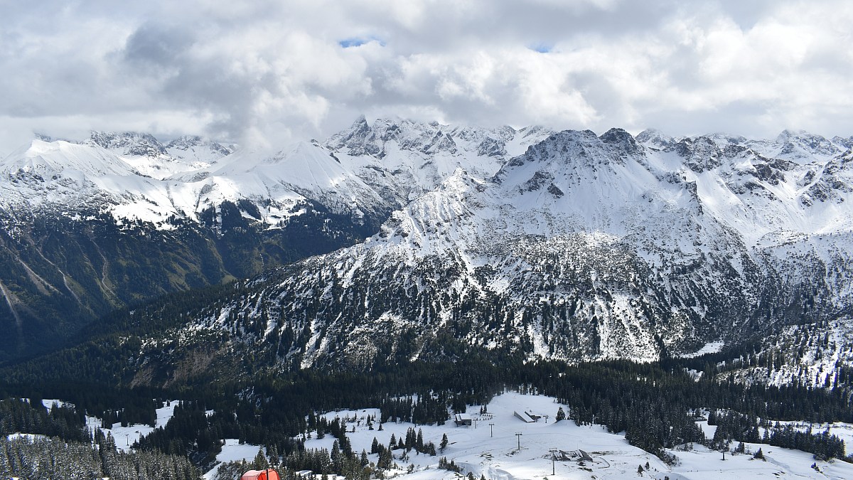 Fellhornbahn Gipfelstation - Oberstdorf - Blick nach Südosten - Foto ...