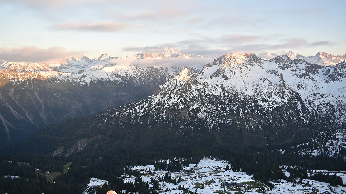Fellhornbahn Gipfelstation - Oberstdorf - Blick nach Südosten - Foto ...
