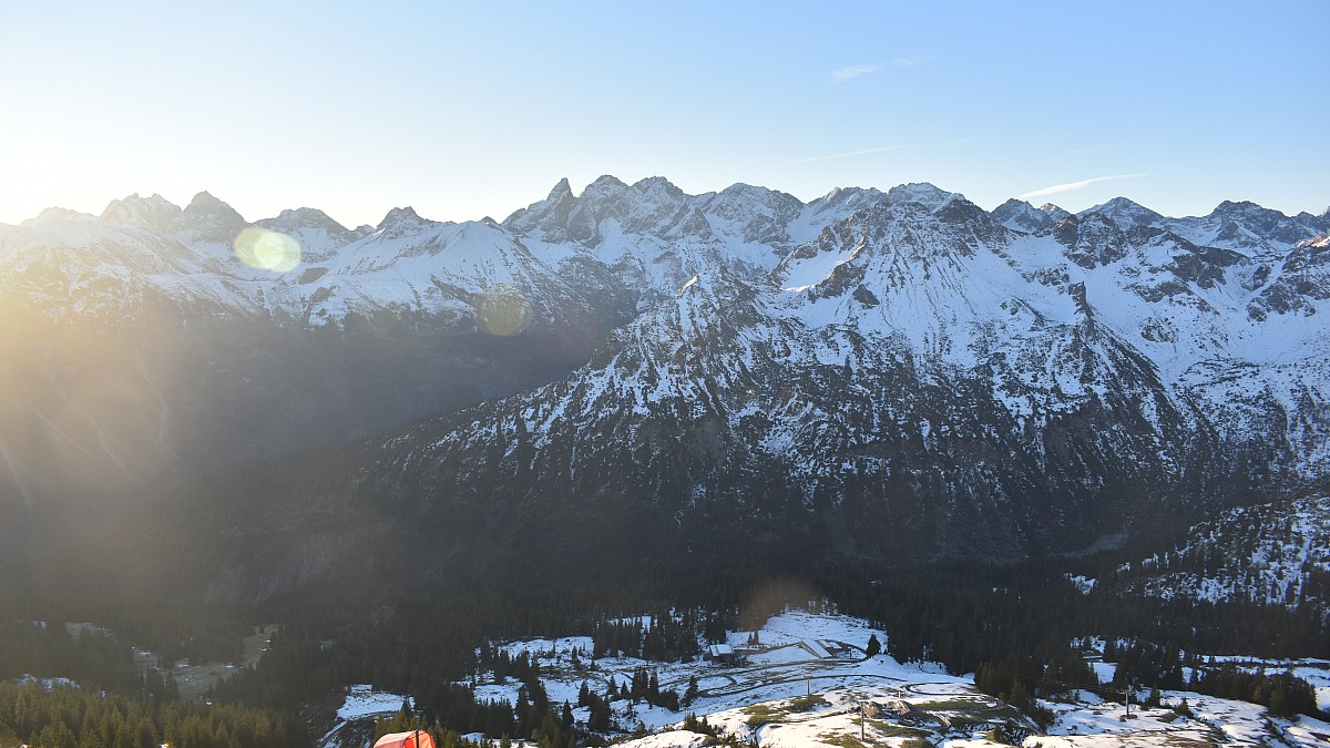 Fellhornbahn Gipfelstation - Oberstdorf - Blick nach Südosten - Foto ...