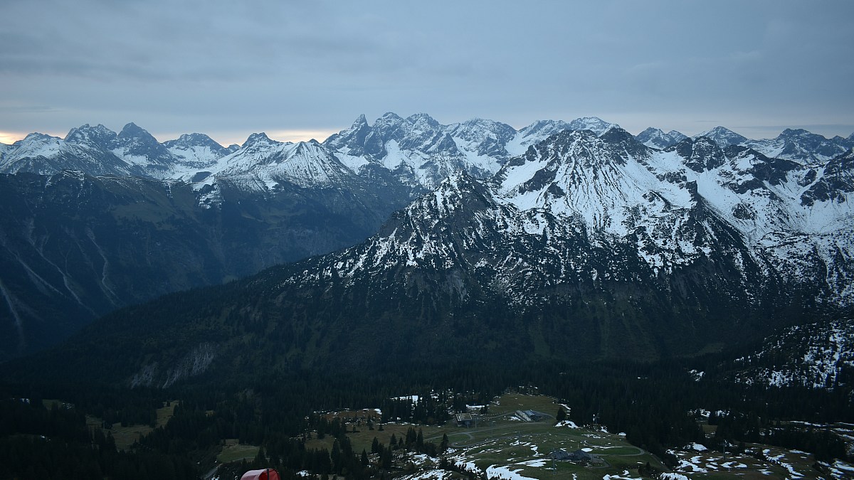 Fellhornbahn Gipfelstation - Oberstdorf - Blick nach Südosten - Foto ...