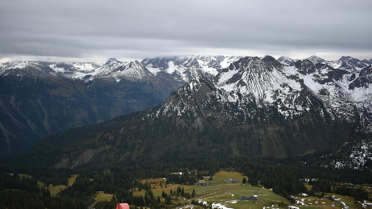 Fellhornbahn Gipfelstation - Oberstdorf - Blick nach Südosten - Foto ...