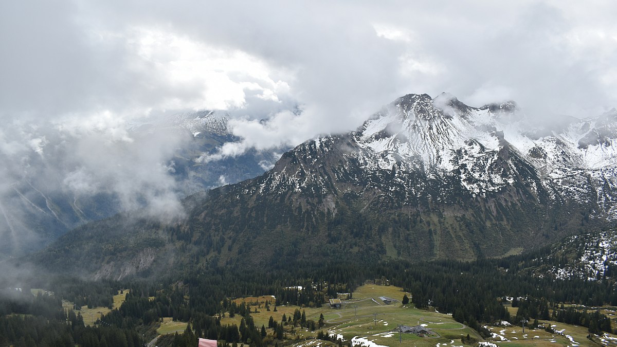 Fellhornbahn Gipfelstation - Oberstdorf - Blick nach Südosten - Foto ...