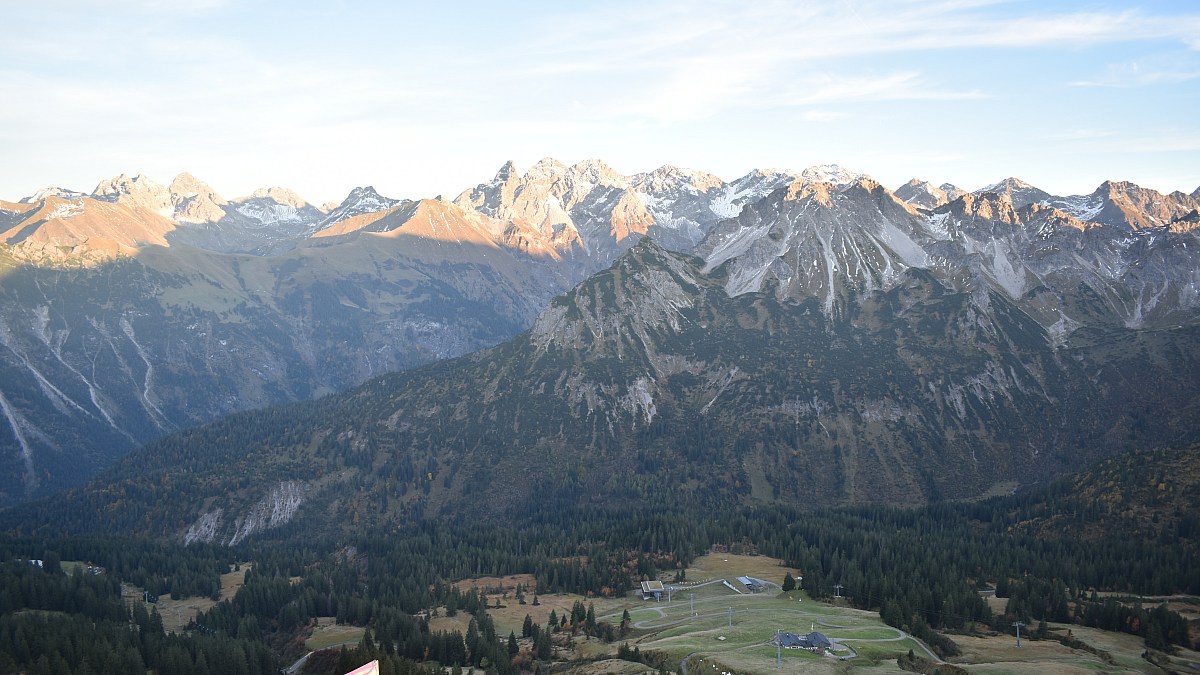 Fellhornbahn Gipfelstation - Oberstdorf - Blick nach Südosten - Foto ...