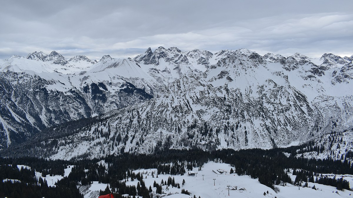 Fellhornbahn Gipfelstation - Oberstdorf - Blick nach Südosten - Foto ...