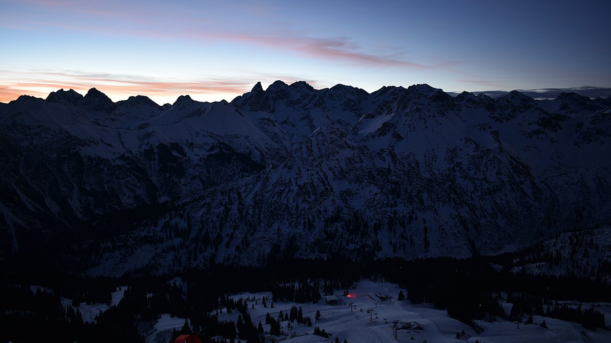 Fellhornbahn Gipfelstation - Oberstdorf - Blick nach Südosten - Foto ...