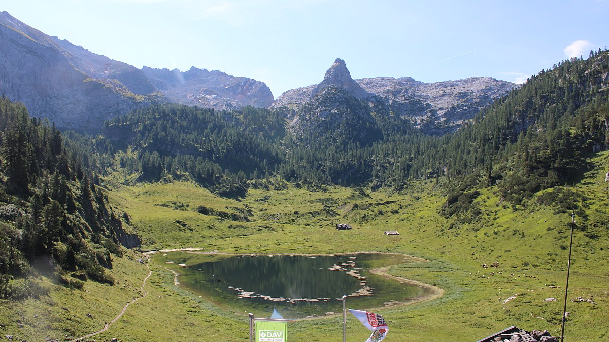Kärlingerhaus am Funtensee - Blick nach Südosten - Foto-Webcam.eu