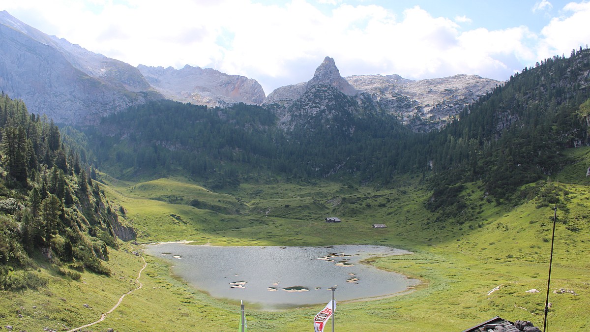 Kärlingerhaus am Funtensee - Blick nach Südosten - Foto-Webcam.eu
