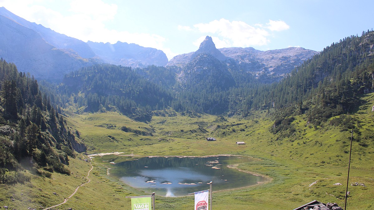 Kärlingerhaus am Funtensee - Blick nach Südosten - Foto-Webcam.eu