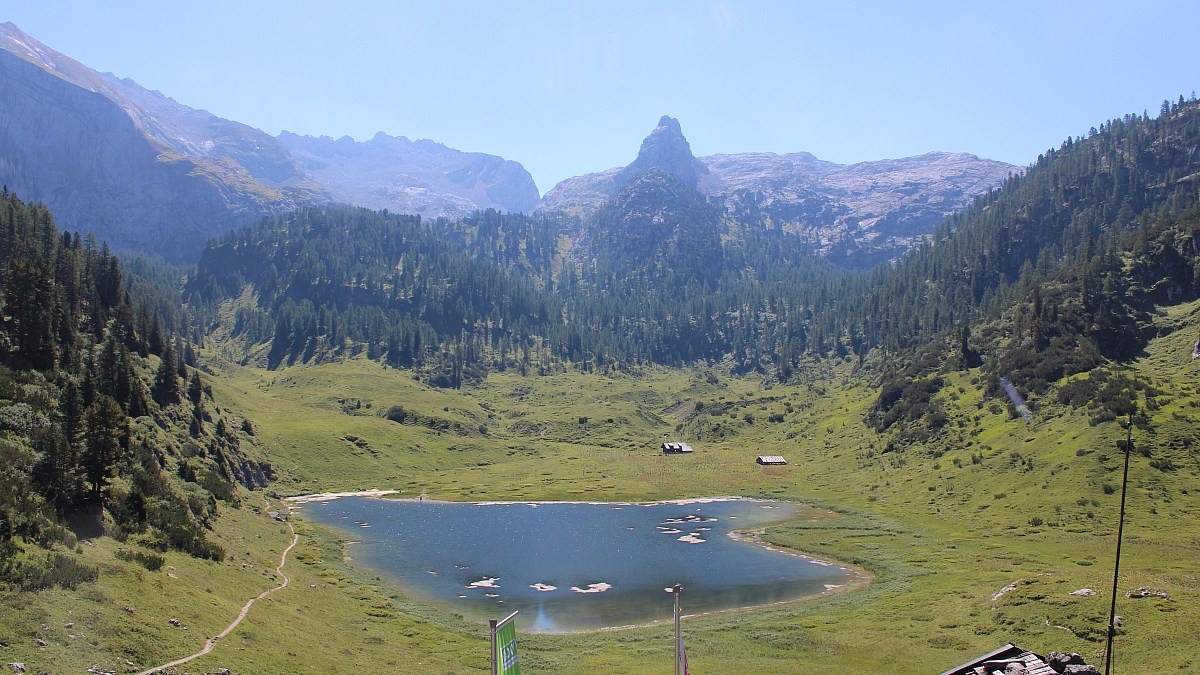 Kärlingerhaus am Funtensee - Blick nach Südosten - Foto-Webcam.eu
